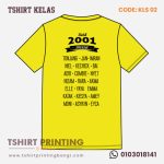 Tshirt Kelas | Design Baju Terkini Dan Cantik Khas Untuk Kelas