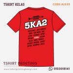 Tshirt Kelas | Design Baju Terkini Dan Cantik Khas Untuk Kelas