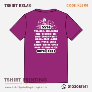 Tshirt Kelas | Design Baju Terkini Dan Cantik Khas Untuk Kelas