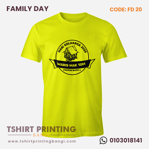 Tshirt Family Day Design Baju Terkini & Cantik - Tempah Sekarang!